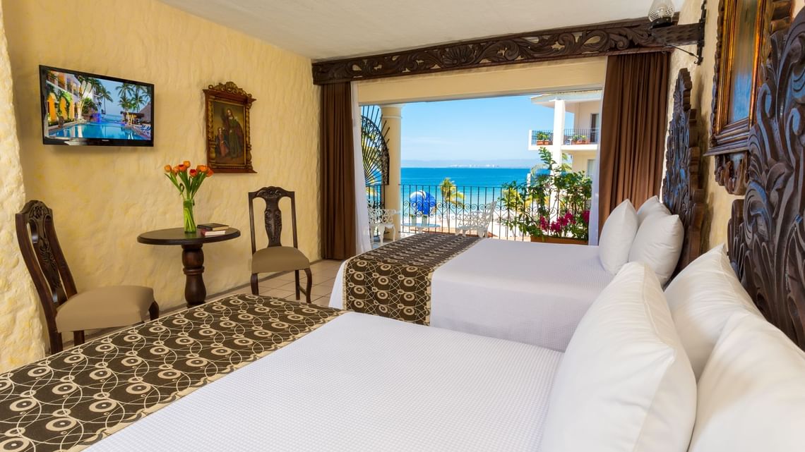 Superior Partial OceanView Room | Puerto Vallarta Accommodation