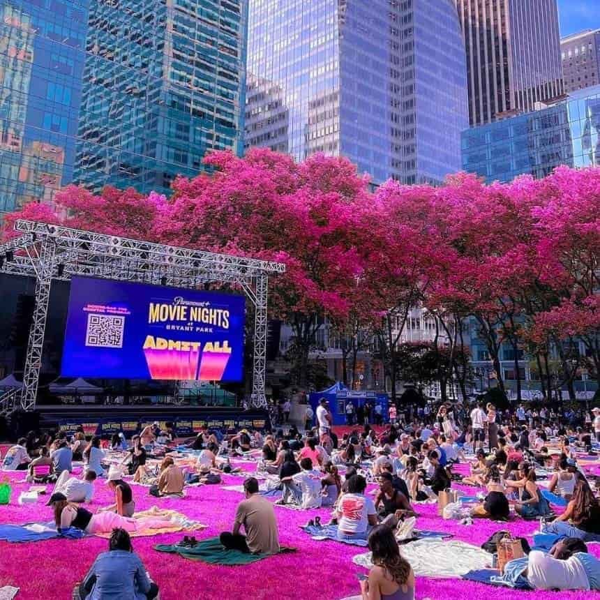Bryant Park Movie Nights - Discover NYC - Moderne Hotel