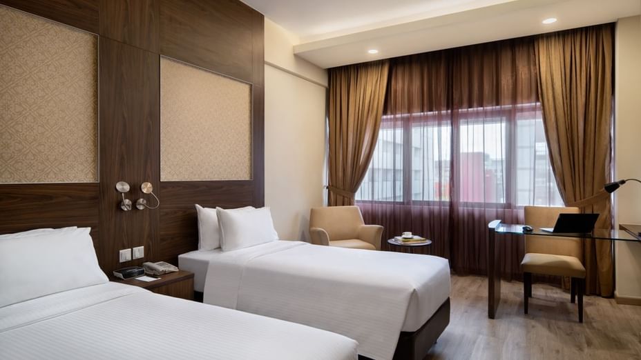Premier Twin or Double | Hotel Grand Pacific | Hotels Near Bugis Junction