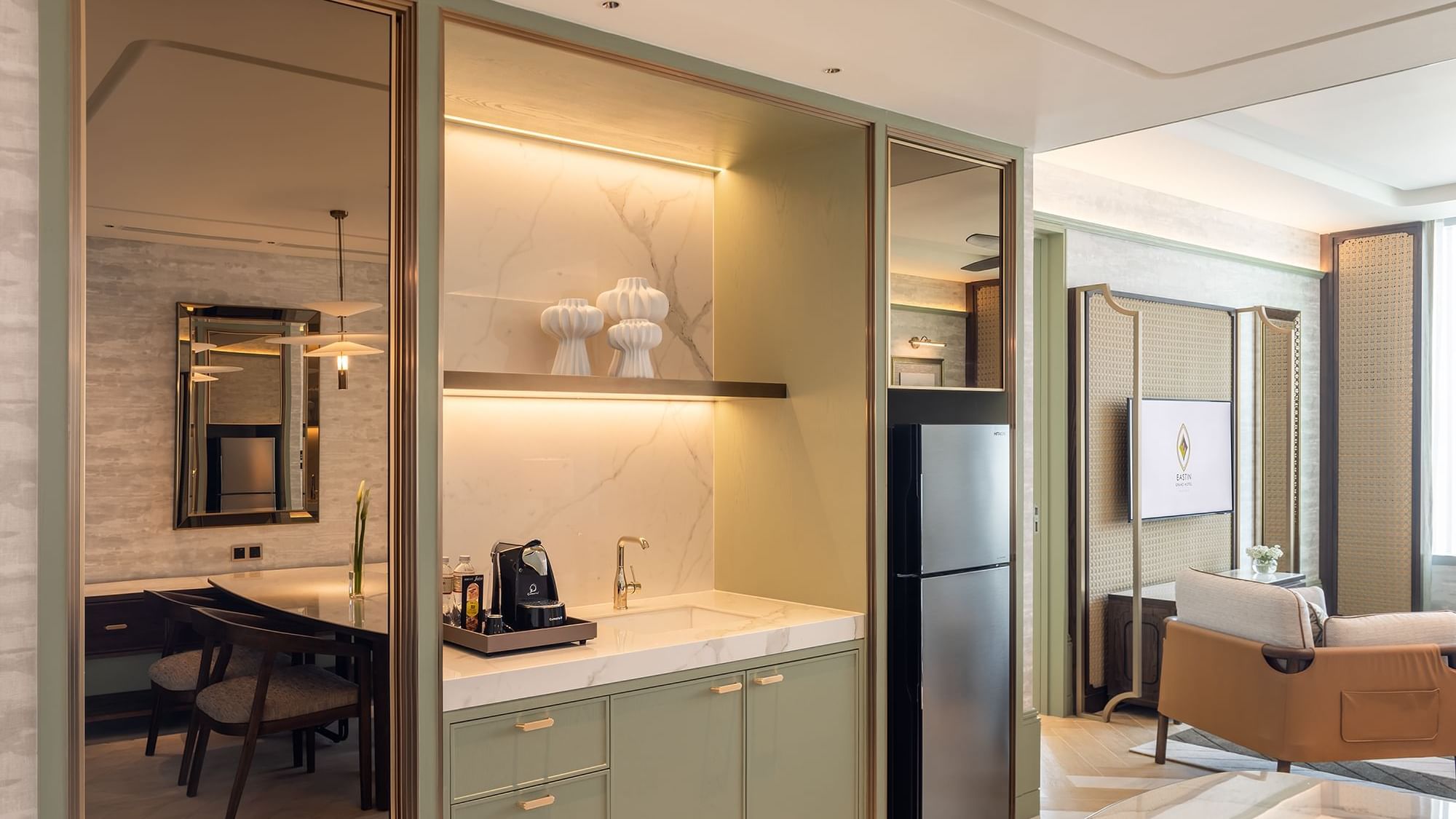 Premium Two-Bedroom Suite with Lounge Access in a hotel near BTS Skytrain