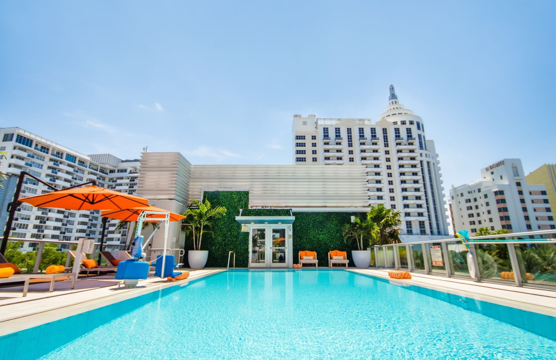 South Beach Pool on Rooftop | Berkeley Shore Hotel