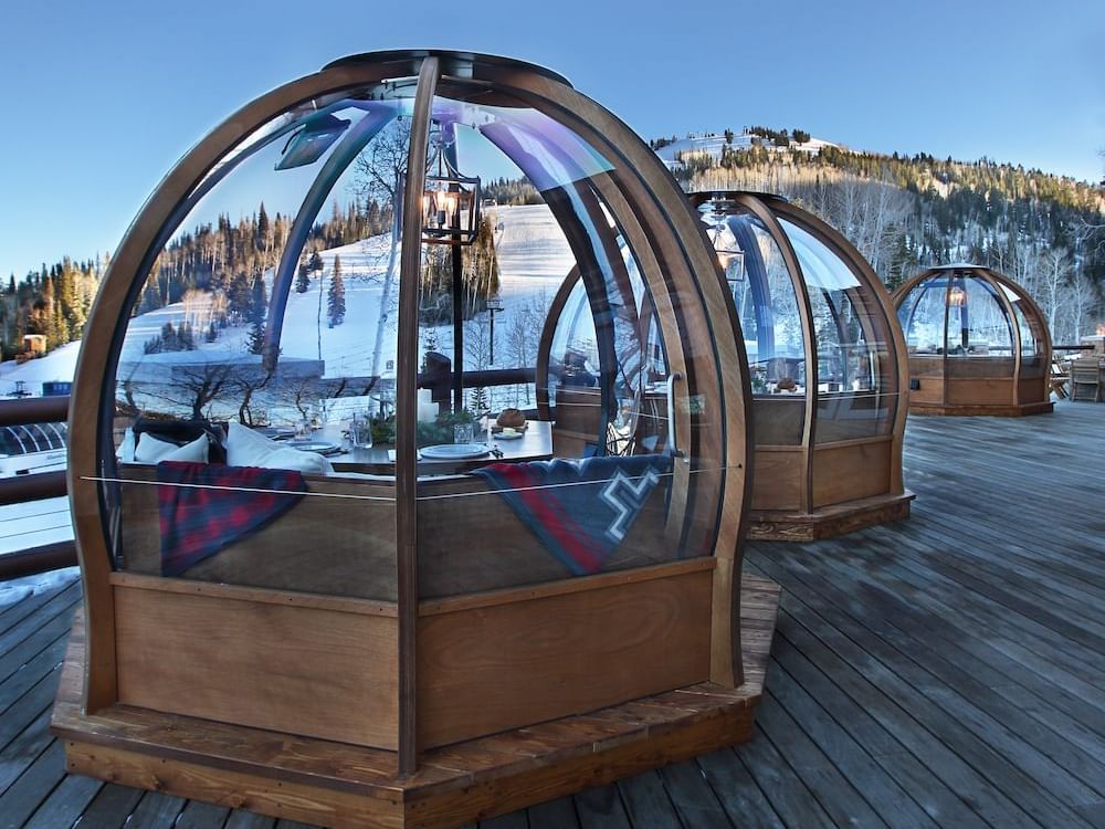 Dine in an Alpenglobe | Stein Lodge Blog