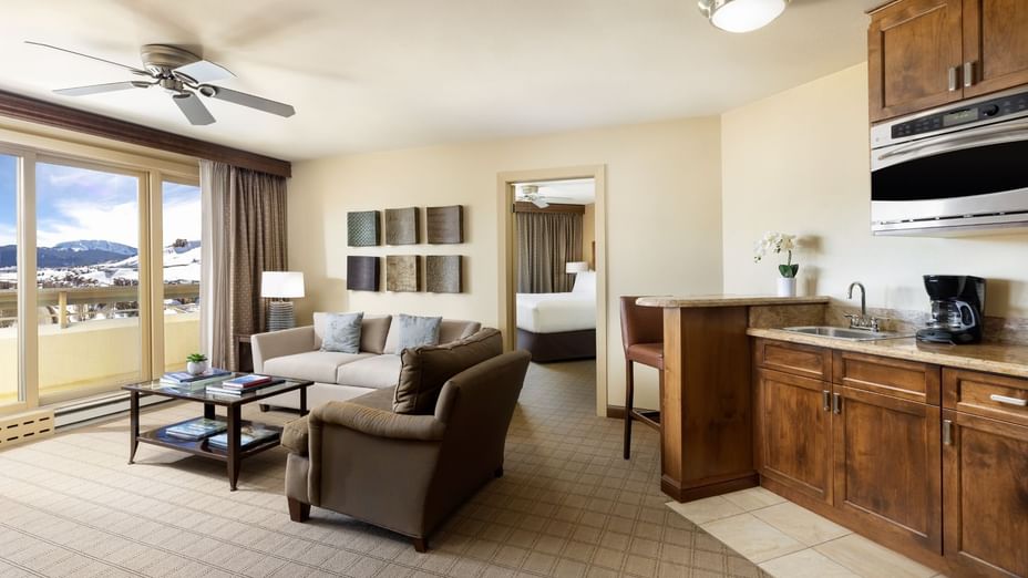 Slopeside View One Bedroom Suite | Elevation Resort & Spa Accommodation