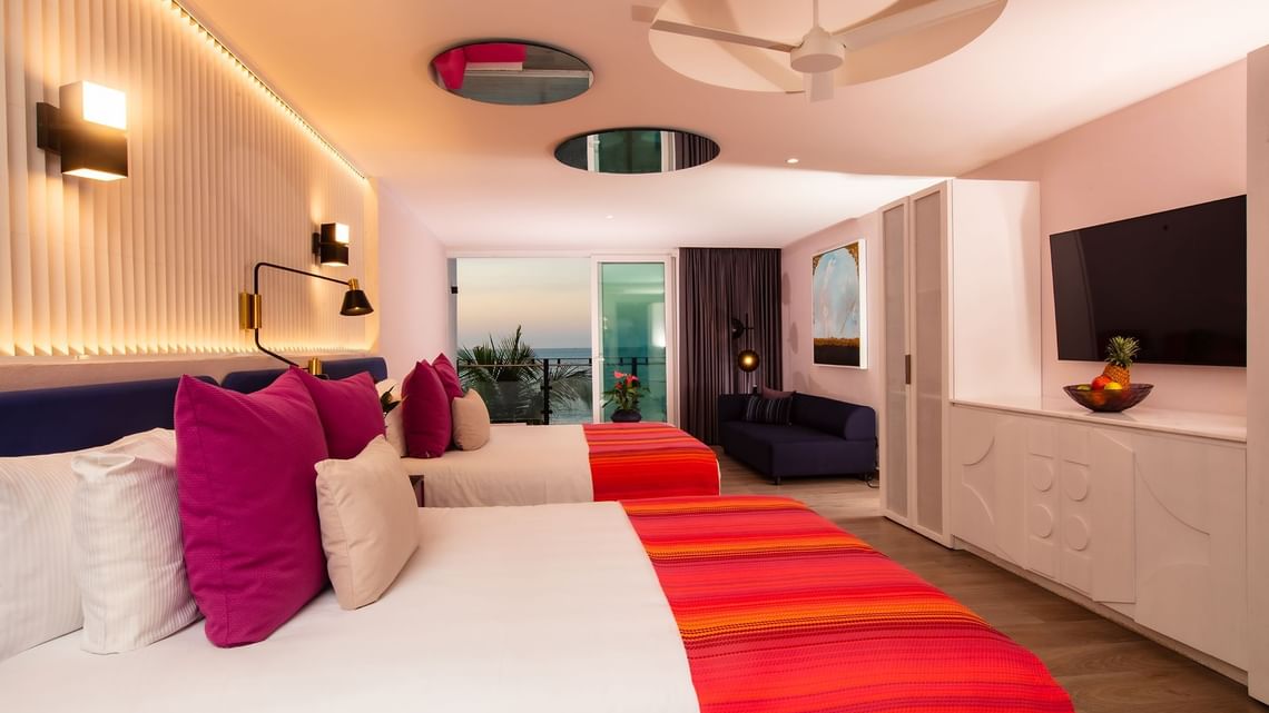 Double Queen Front Row Ocean View | Almar Resort Luxury LGBT Beachfront ...