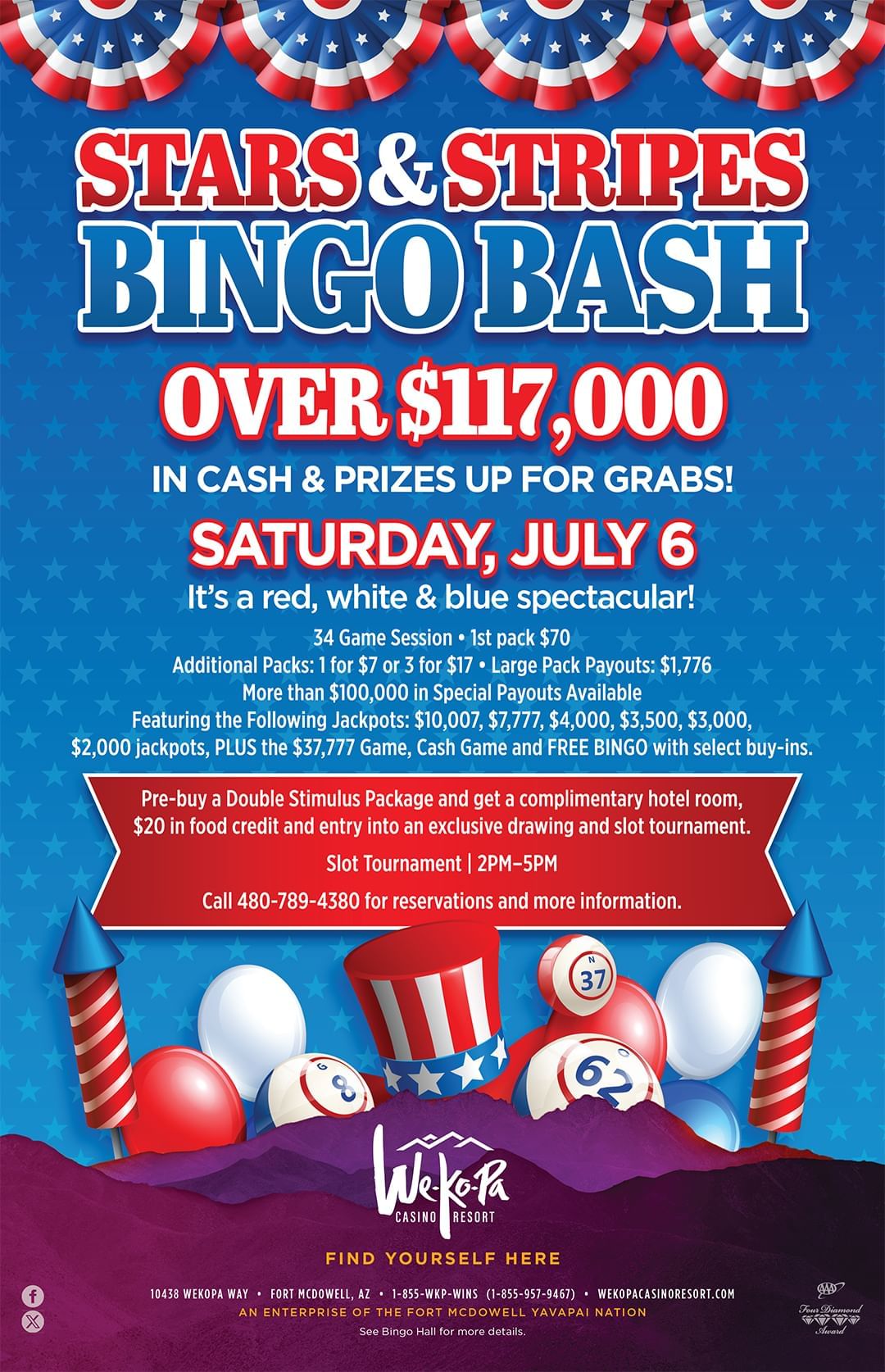 Best Bingo in the Valley | We-Ko-Pa Casino Resort