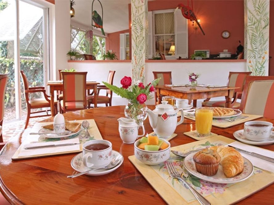 Breakfast Verandah | Royal Palms Hotel