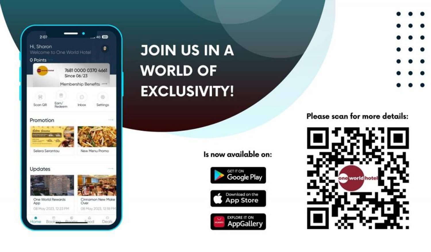 One World Mobile App | One World Hotel