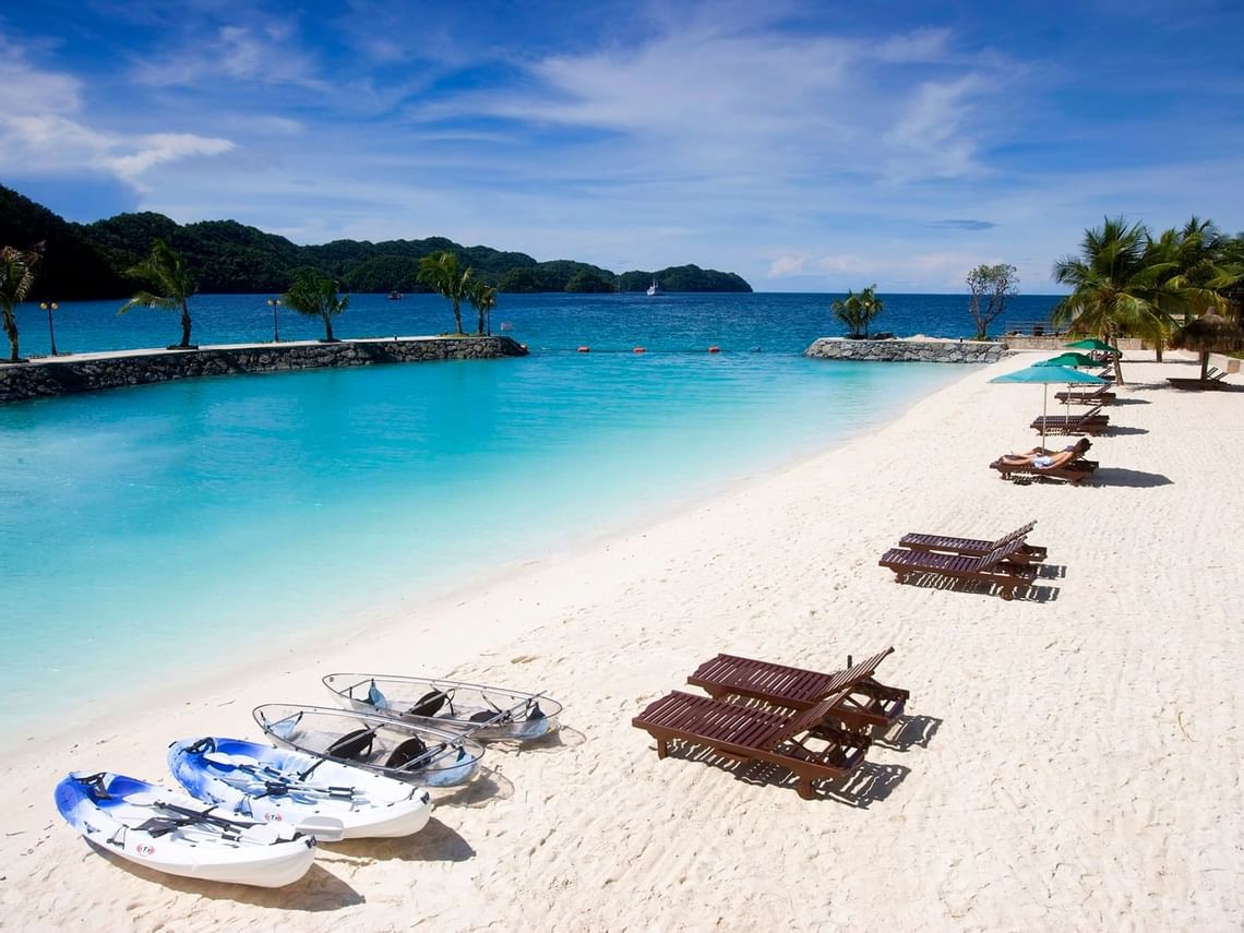 Private Beach | Palau Royal Resort Facilities