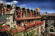 Balconies Full Of Flower Plants At Mission Inn Riverside Balconies Full Of Flower Plants At Mission Inn Riverside