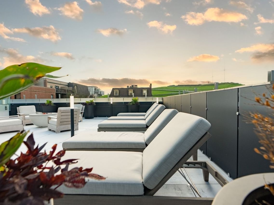 Outdoor Patio & Hot Tub | Sutton Place Hotel Halifax Amenities