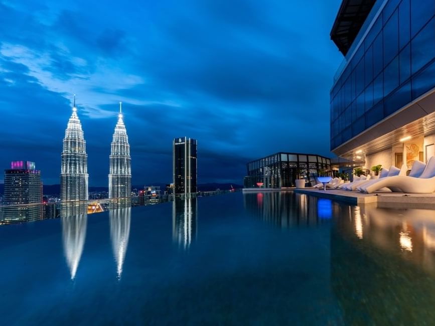 Sky Infinity Pool: Rooftop Swimming Pool with KL Tower & KLCC Views