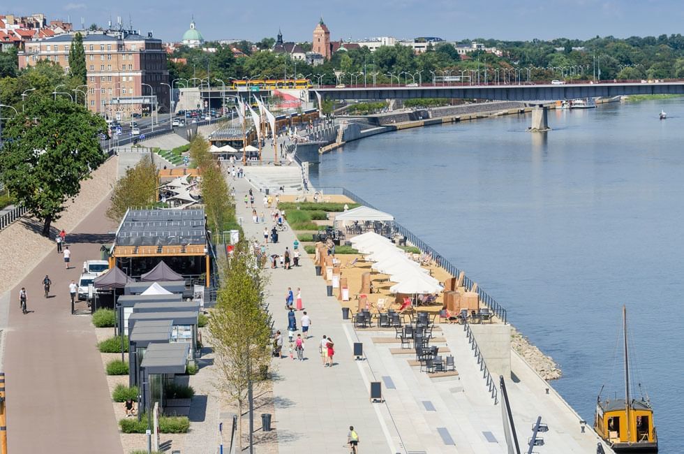 Vistula River Vistula Boulevards ITS Poland