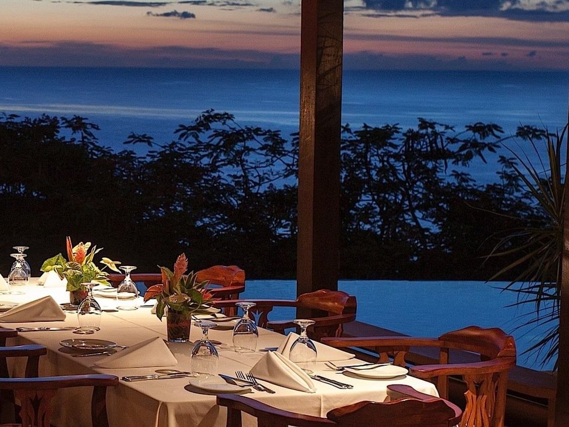 The Pavilion Restaurant - Caribbean Dining - The Villas at Stonehaven