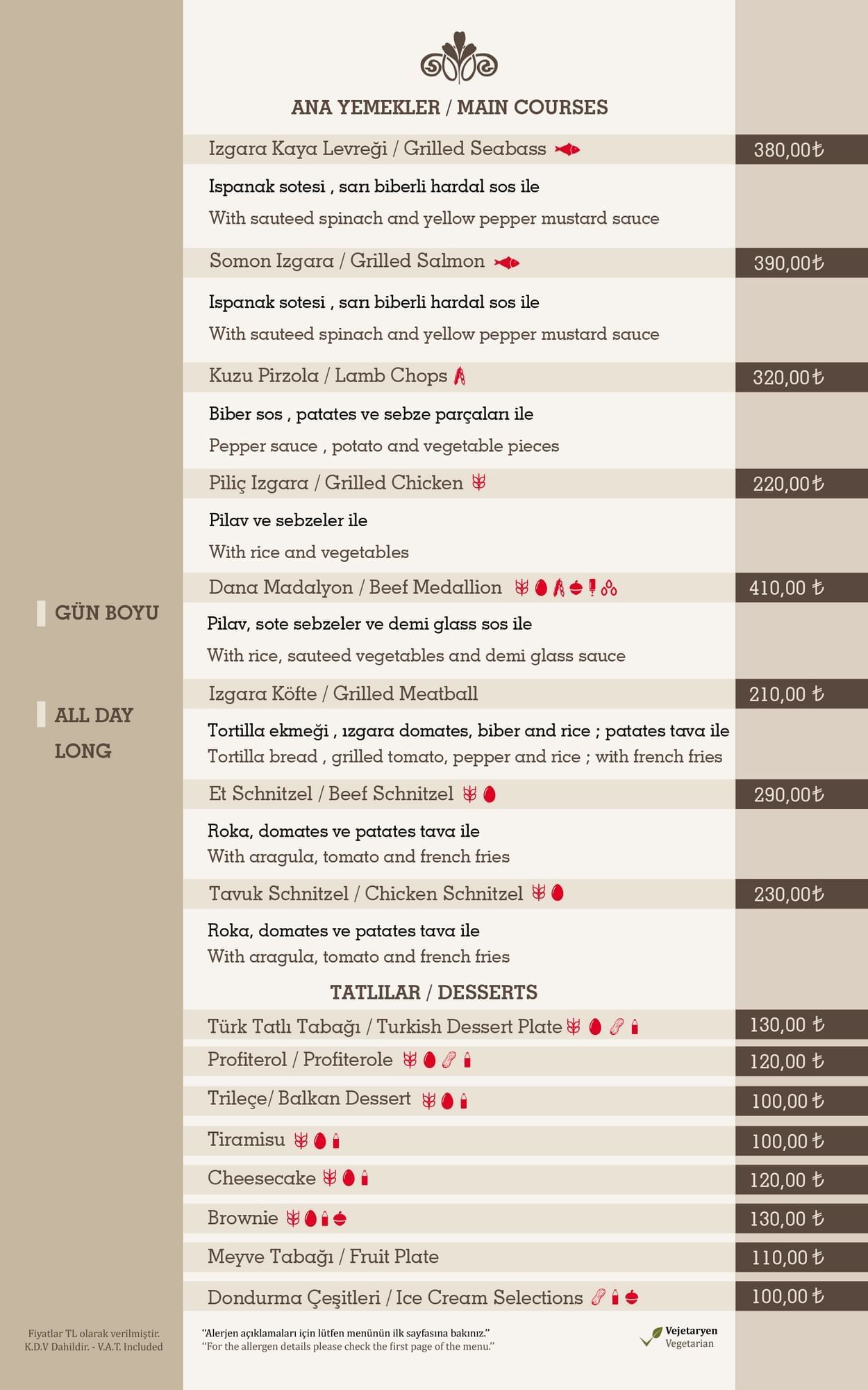 Room Service | GRAND CEVAHIR HOTEL & CONVENTION CENTER