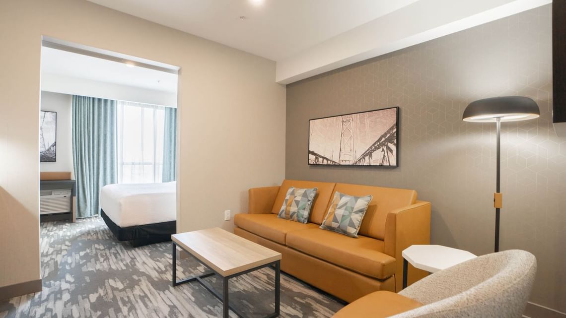 Standard Suite, 1 King Bed, Sofa Bed, Kitchen | Sandman Signature ...
