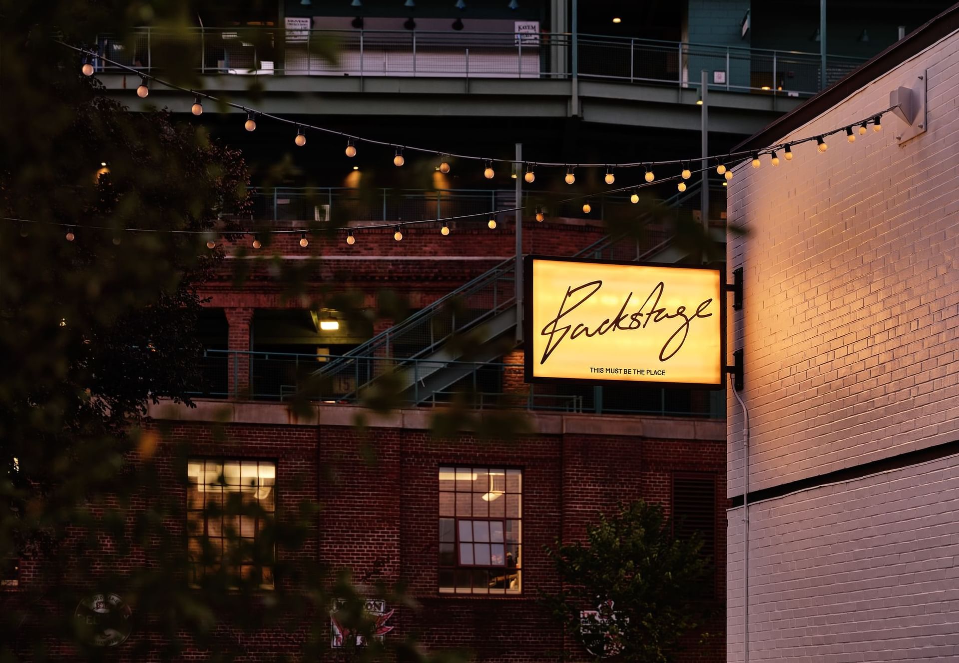 Backstage at The Verb Hotel