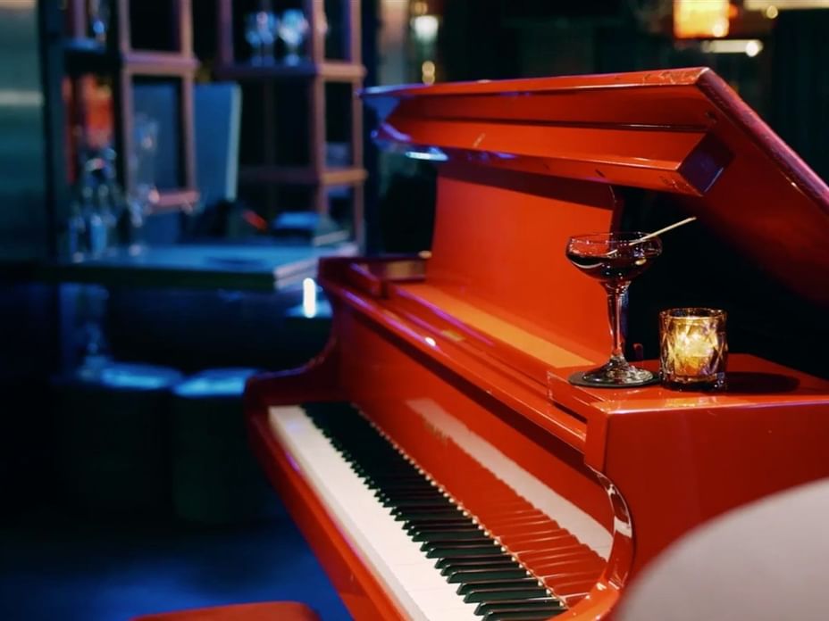 Piano Lounge Space In Manhattan Arthouse Hotel piano-lounge-space-in-manhattan-arthouse-hotel