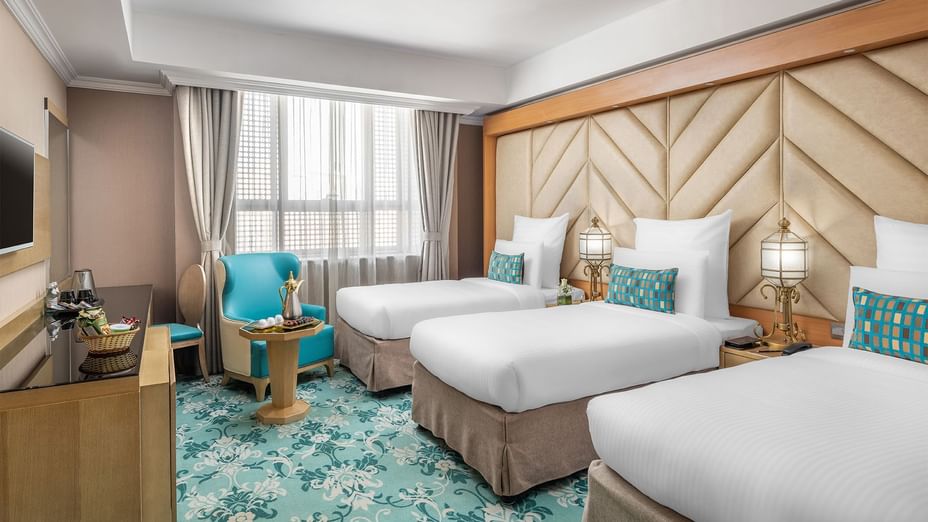 These rooms guarantee a comfortable stay for three guests, offering all ...