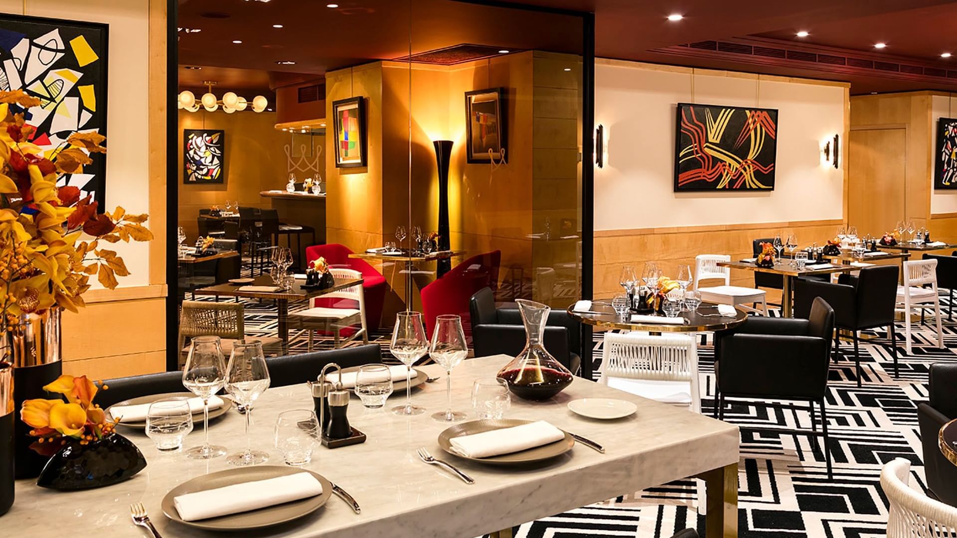 Restaurant "Le W" | Warwick Paris Dining