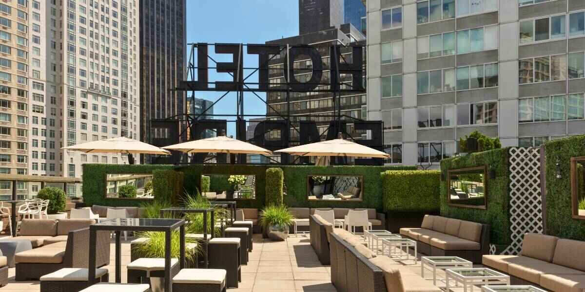 Rooftop Pool at The Empire Hotel - New York City Urban Oasis