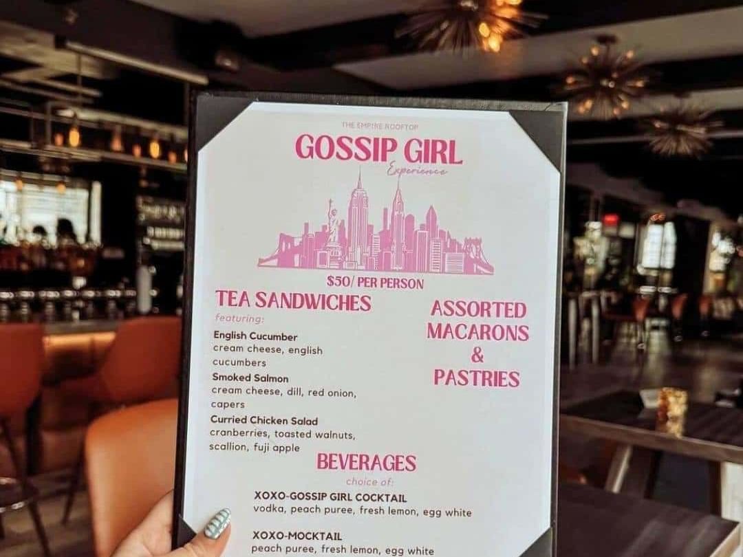 Gossip Girl Experience at The Empire Hotel Rooftop Bar NYC