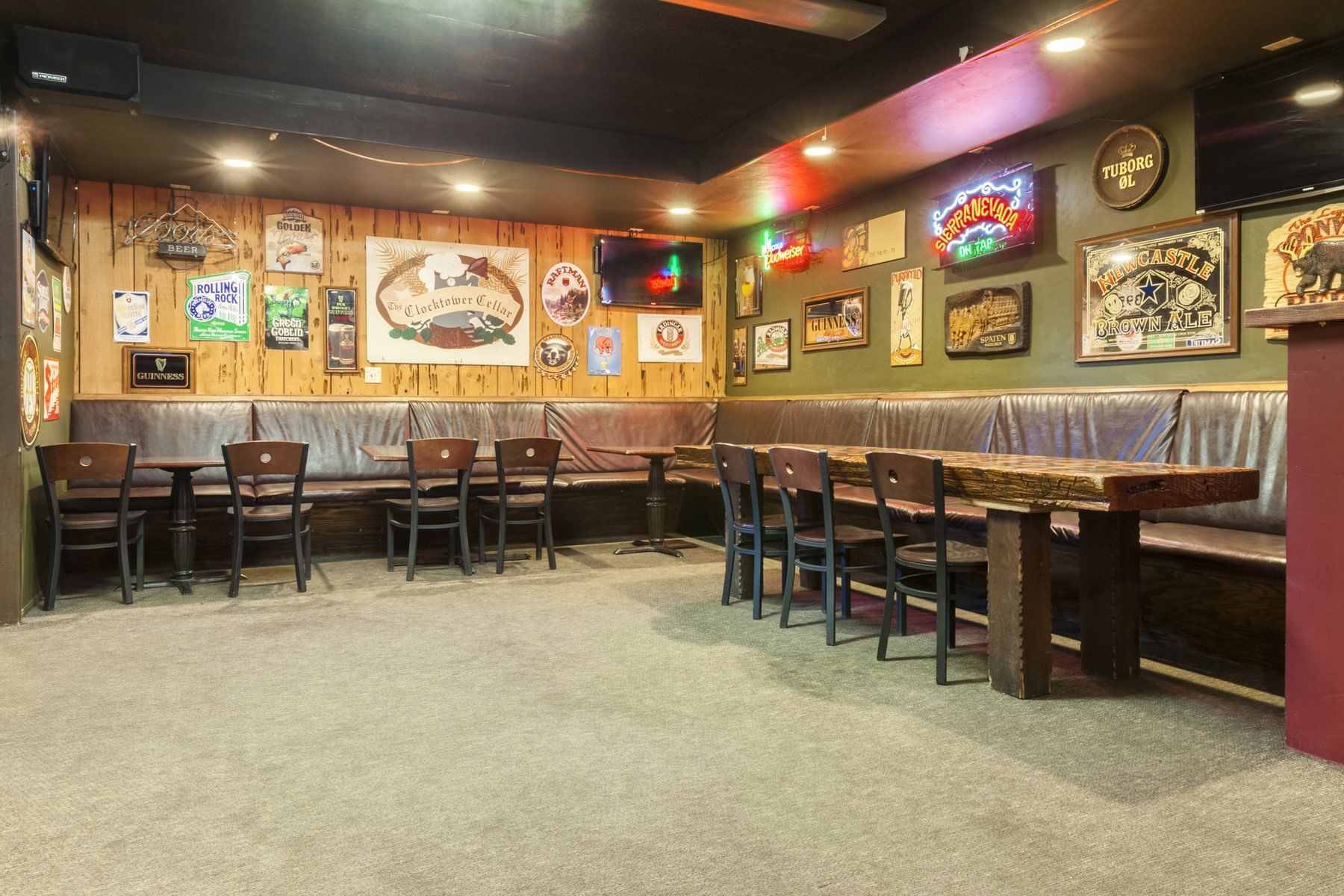 Clocktower Pub Menu - Clocktower Cellar