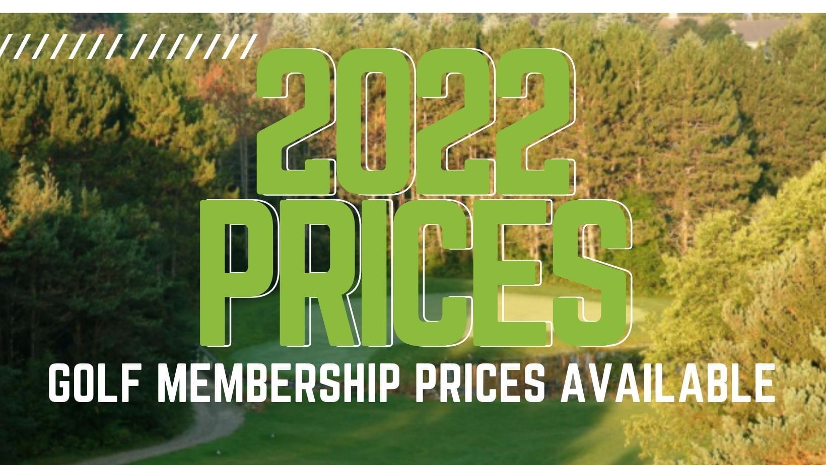 Golf Course in Cadillac, MI - Evergreen Resort