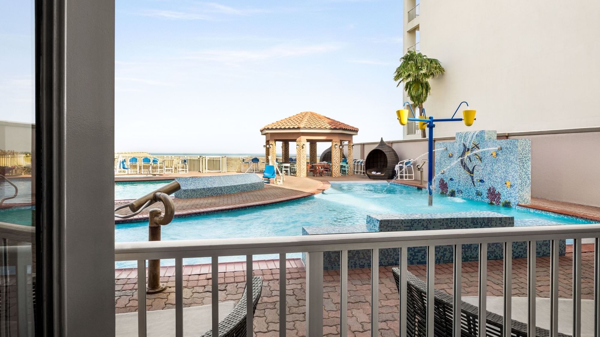 Two Queen Pool-View Room | La Copa Inn Resort South Padre Accommodation