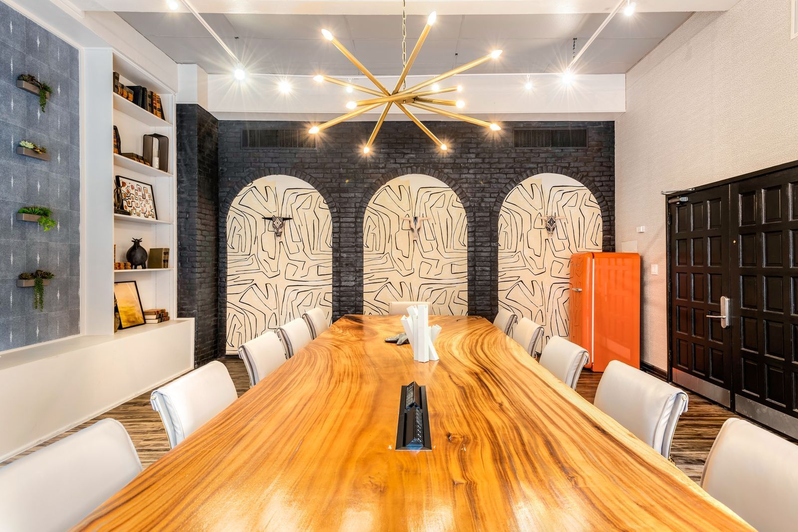 Business Meeting Table Set Up