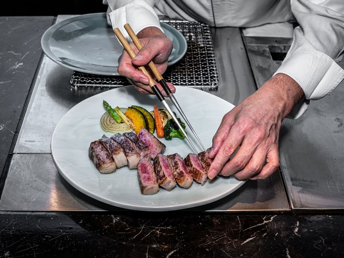 ‘Teppanyaki Sazanka’ – Japanese Teppanyaki experience at Yamazato ...