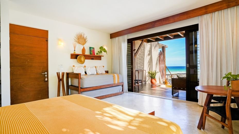 Beachfront Ground Level Suite with Plunge Pool | La Zebra Hotel Room ...