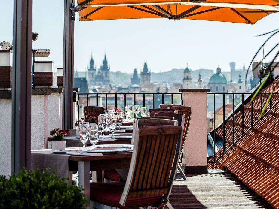 Rooftop terrace | Aria Hotel Prague