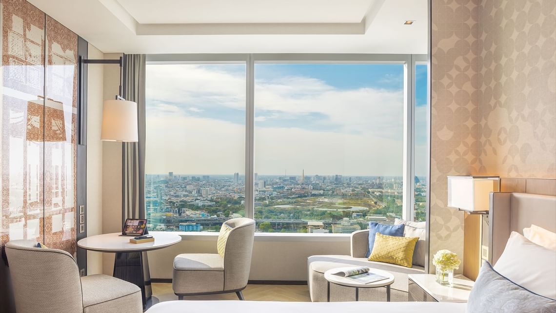 Premium Deluxe with Lounge Access in a hotel near BTS Skytrain