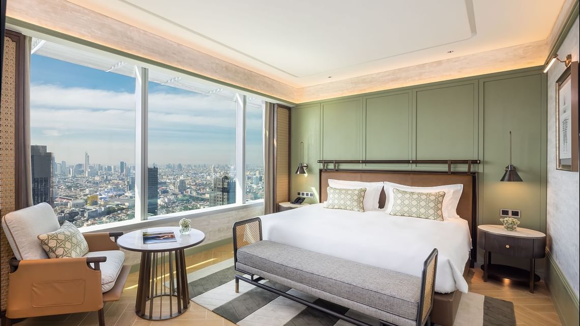 Premium One-Bedroom Suite with Lounge Access in a hotel near BTS Skytrain