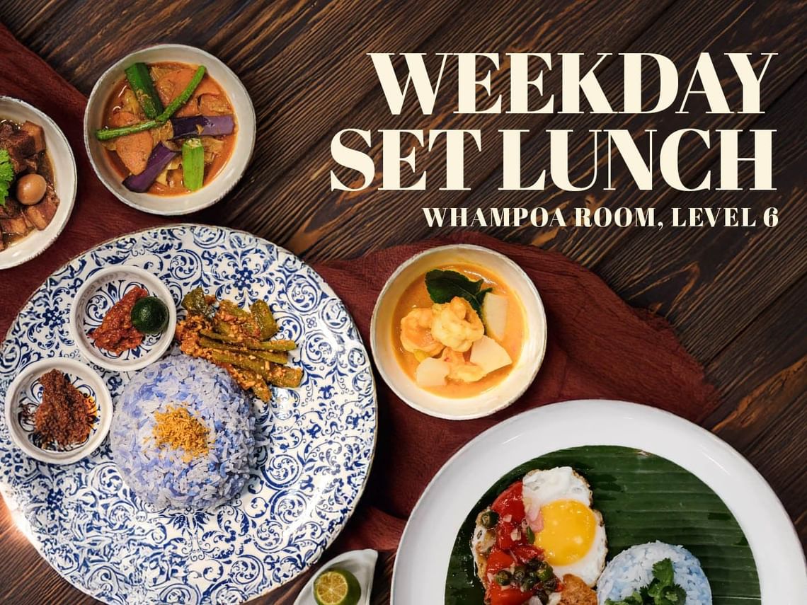 Weekday Set Lunch at Whampoa Room | Special Offers at One Farrer Hotel ...