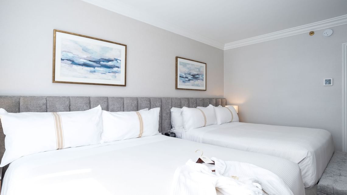 Sutton Room, 2 Double Beds | Vancouver Hotel Rooms & Suites