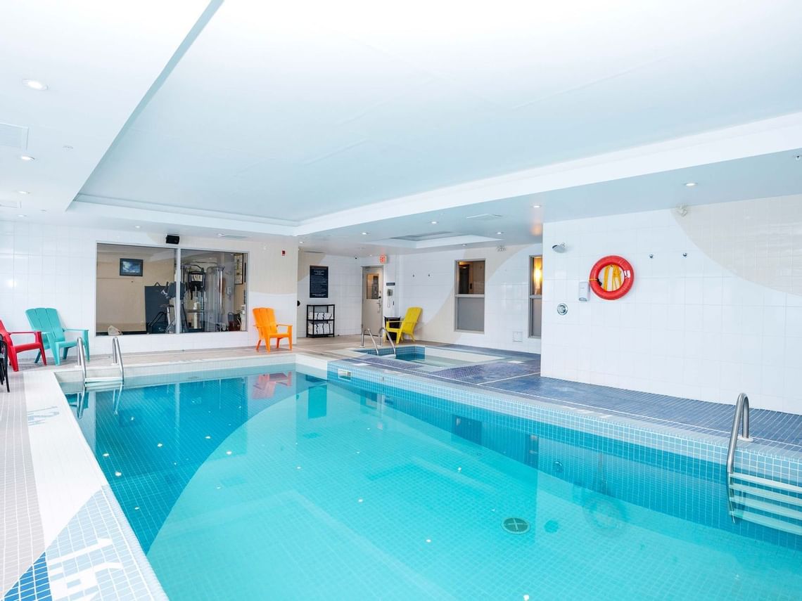 Indoor Pool | Sandman Hotel & Suites Calgary West