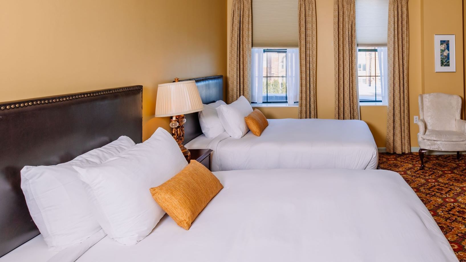 Two Queen-Size Beds | Lodging Marquette MI | The Landmark Inn