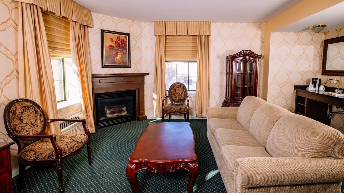 2-Room Suite / King Size Bed / Living Area | Lodging Marquette MI | The ...