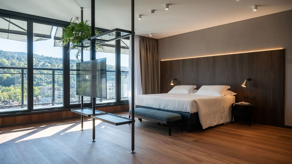 Luxury Terrace Junior Suite | Suite with private terrace in Turin