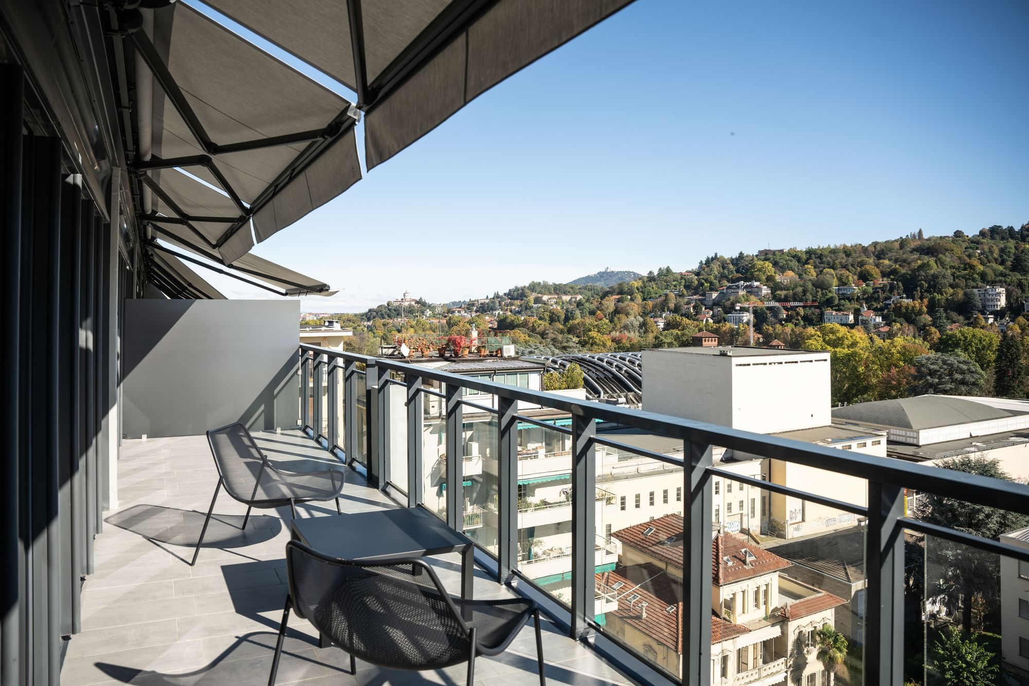 Luxury Terrace Junior Suite | Suite with private terrace in Turin