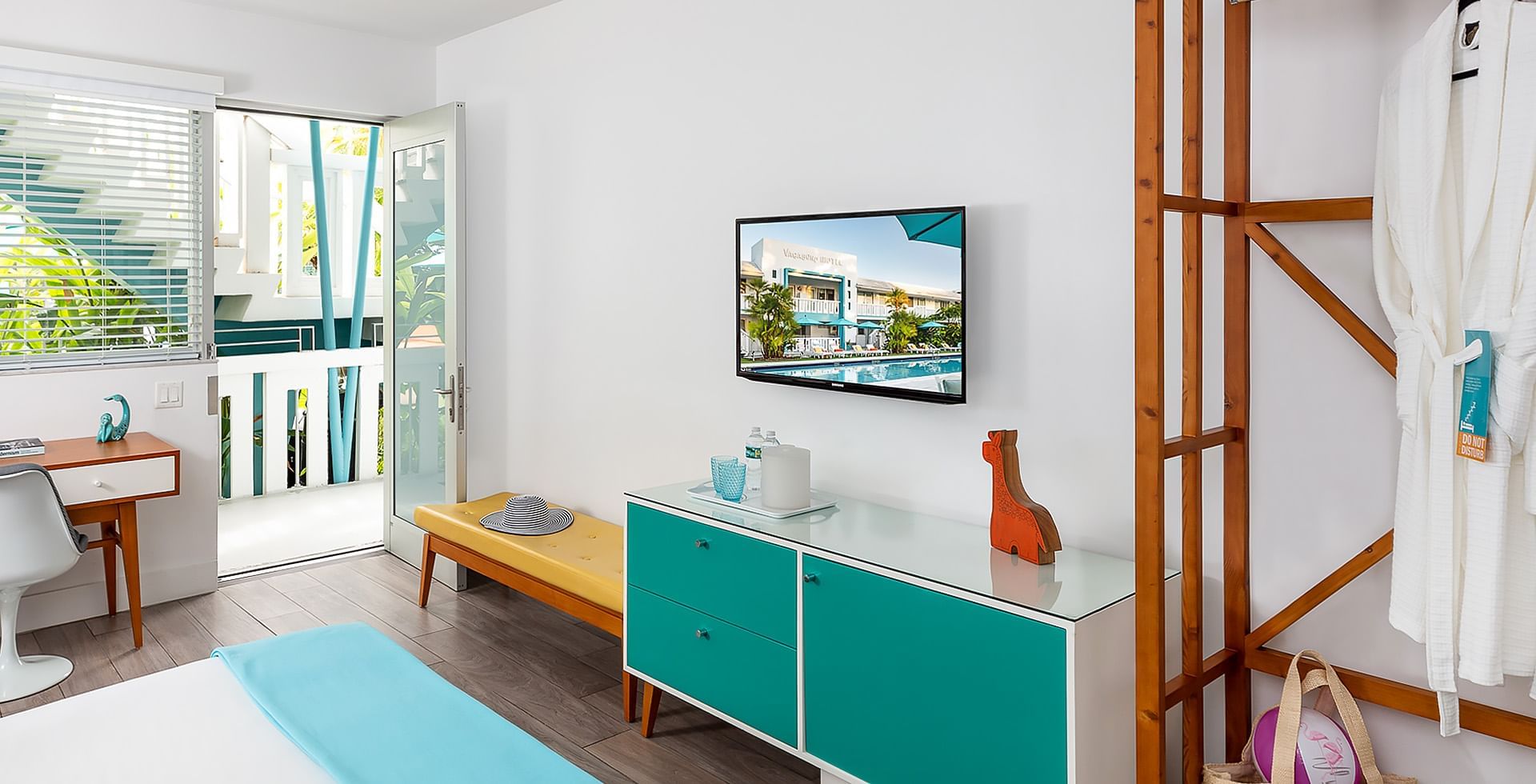 Retro Chic Rooms | Award-Winning Style | The Vagabond Hotel Miami