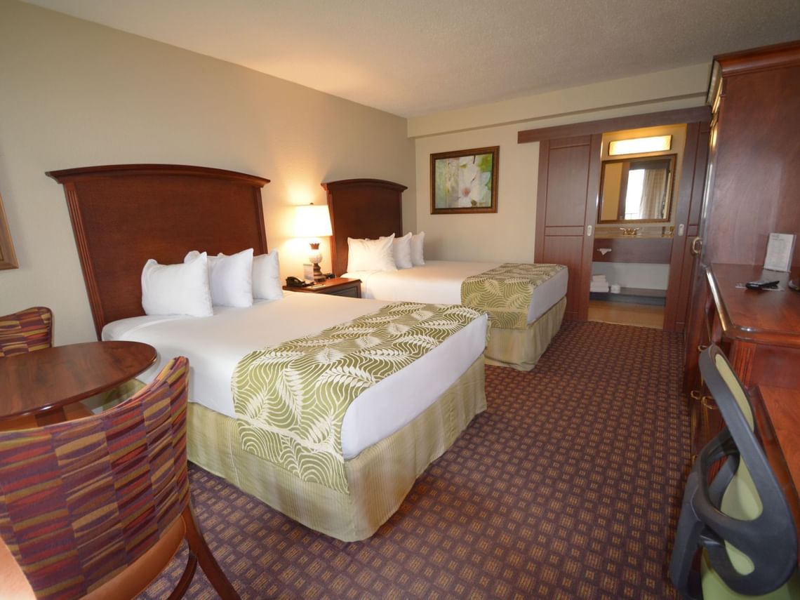 Deluxe Double Room with Two Double Beds at Rosen Inn Hotel Closest to ...