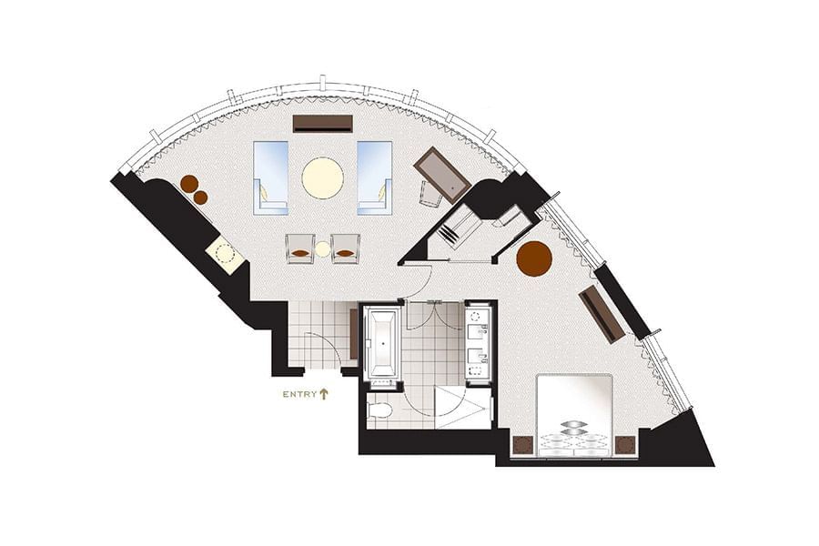 Premier Club Suite | Accommodation at Crown Towers Melbourne