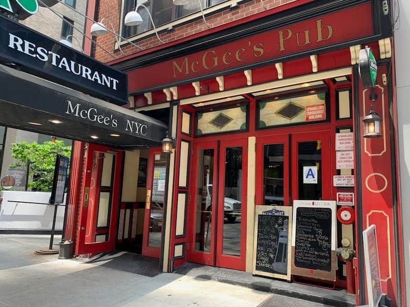 Drinks & Dining at McGee's Pub New York City - Moderne Hotel NYC
