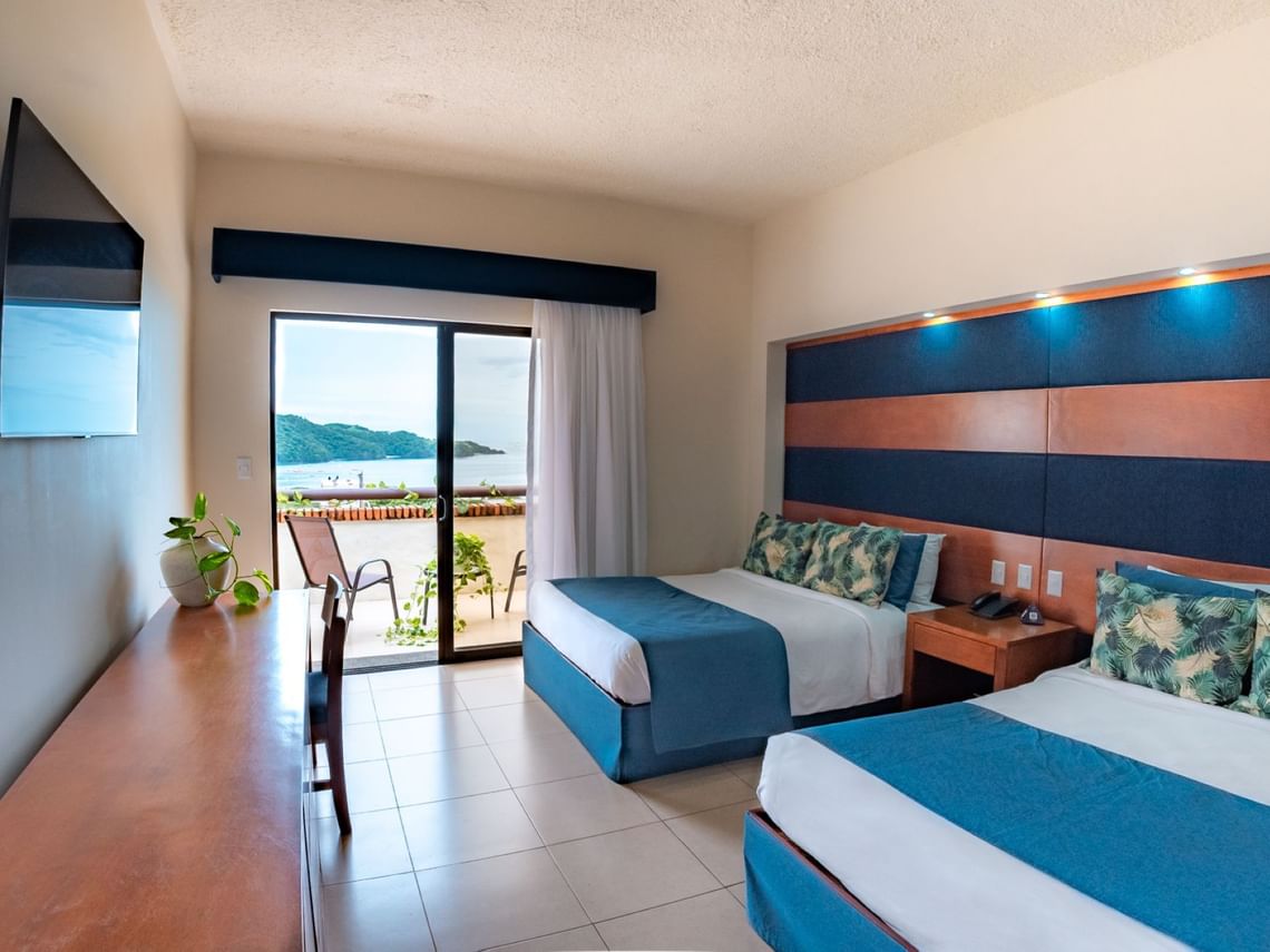 Deluxe Room, 2 Queen Bed, Ocean View | Villas Sol Hotel and Beach Resort