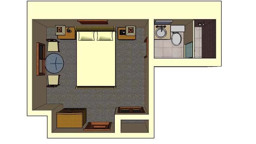 Queen Atrium View - Harborside Inn - Boston