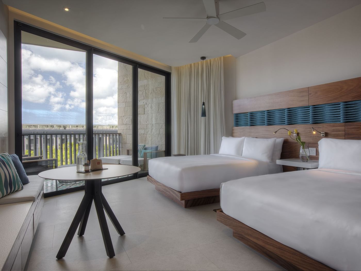 Premium Partial Ocean View, 2 Queen |Devossion by Live Aqua Playa del ...