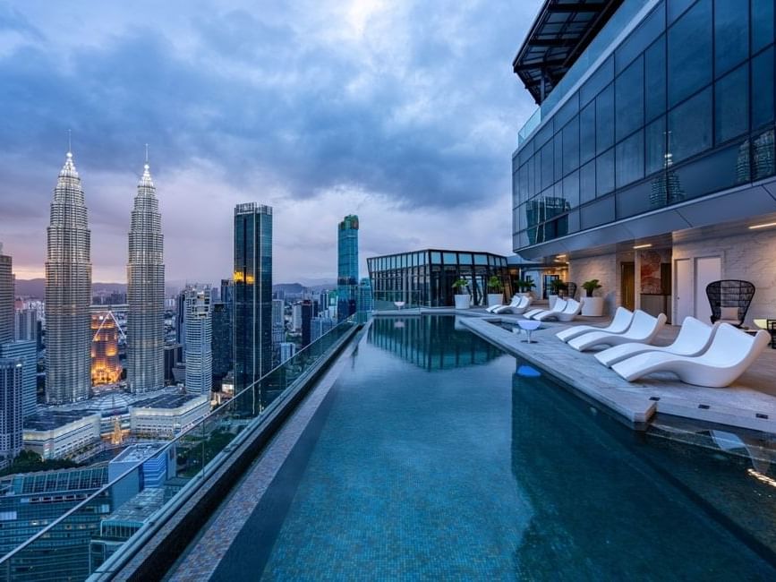 Sky Infinity Pool: Rooftop Swimming Pool with KL Tower & KLCC Views
