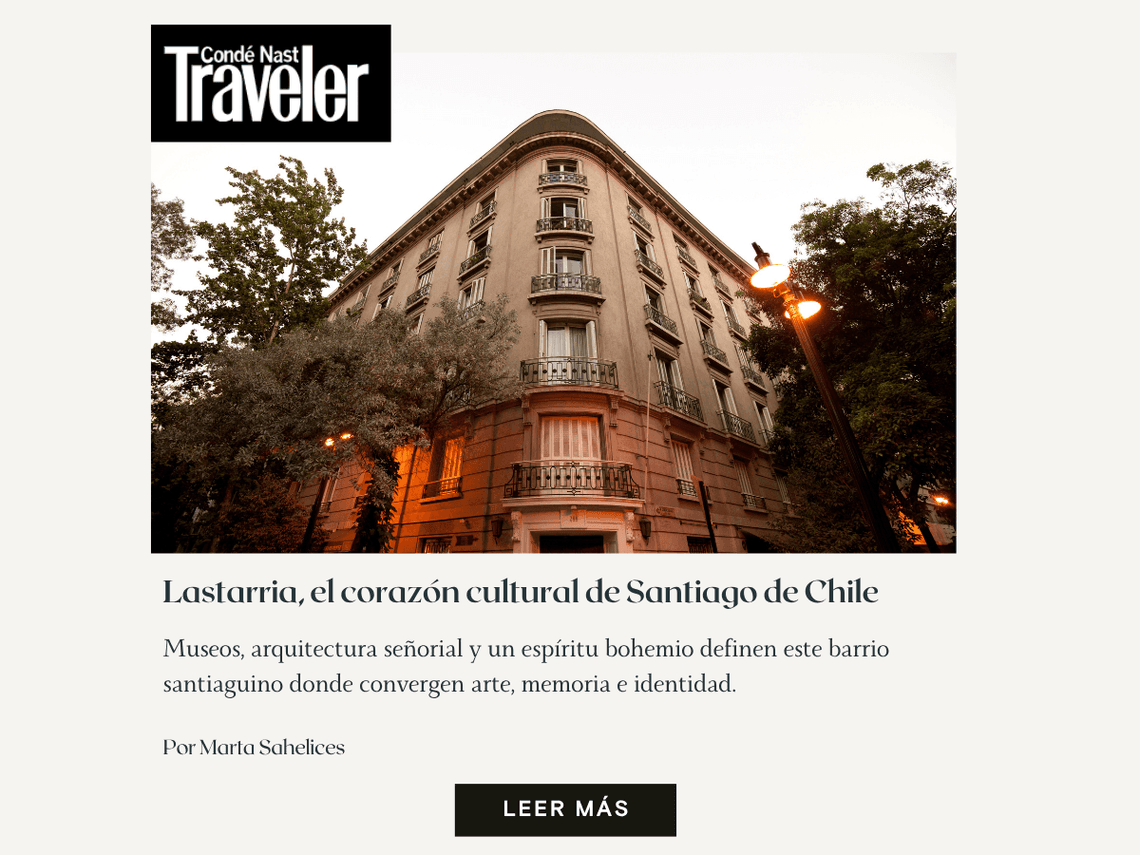 Lastarria, el corazón cultural de Santiago de Chile
